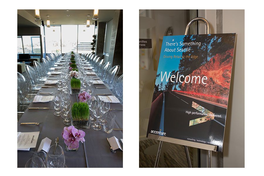 Accenture Meeting in Seattle Catered by Chef Jason Wilson