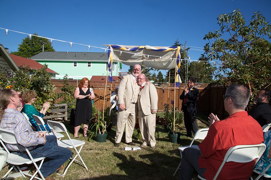 Kevin & Rich got married at home!