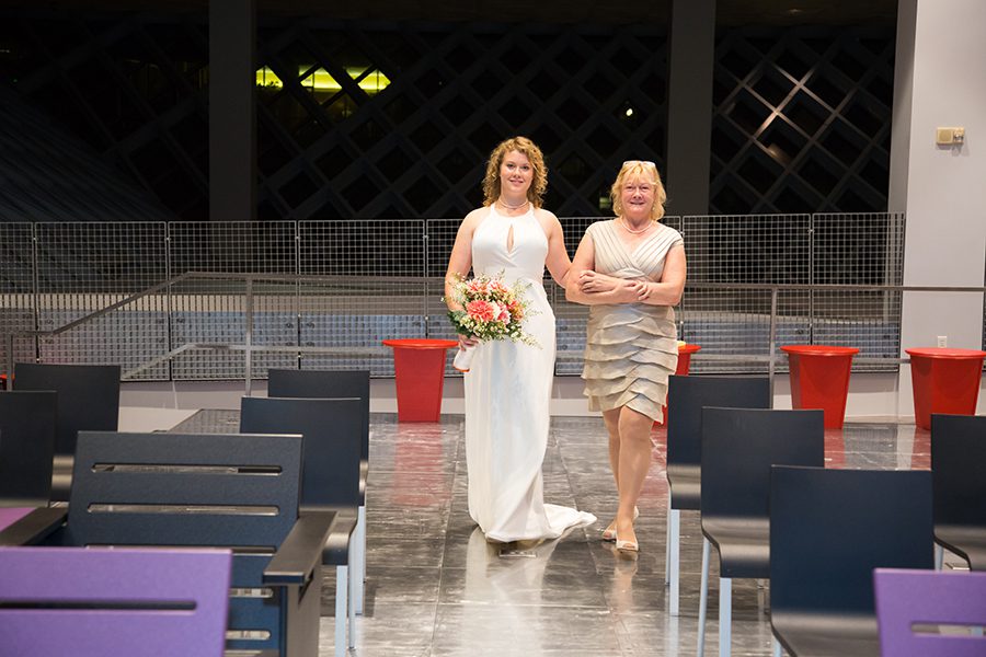 Whitney and Alex Marry at The Seattle Public Library