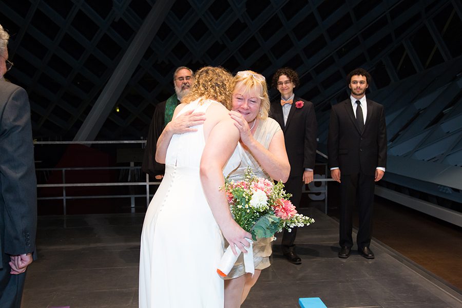 Whitney and Alex Marry at The Seattle Public Library